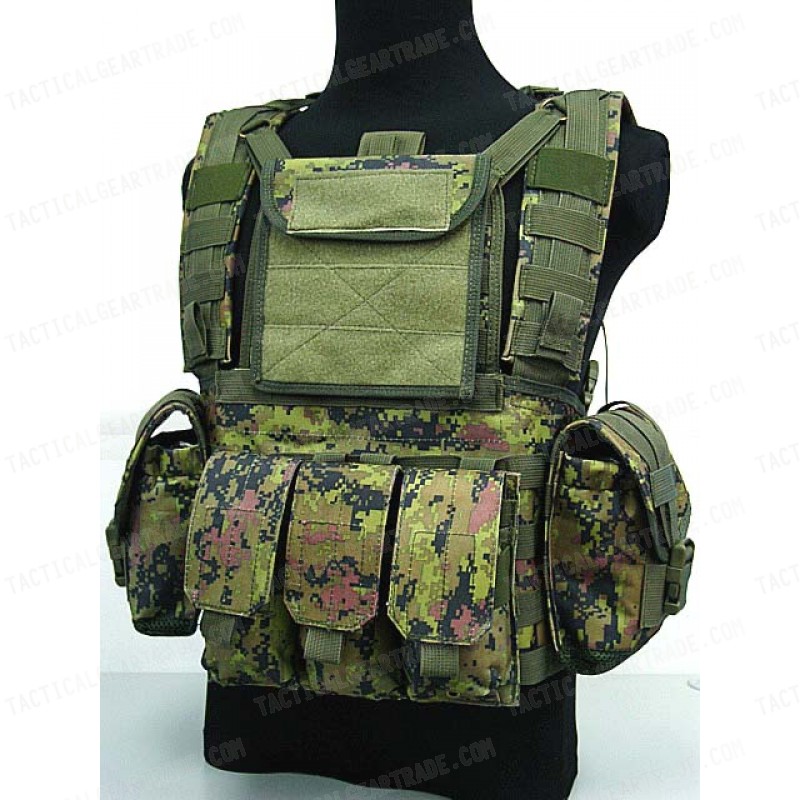 Airsoft Molle Canteen Hydration Combat RRV Vest CADPAT Camo for $36.99