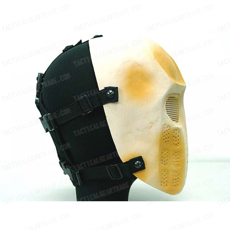 Full Face Ghost Recon Airsoft Mesh Goggle Mask Tan for $26.24