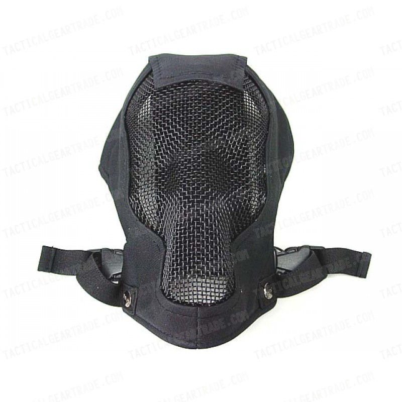 Black Bear Airsoft Praetorian Skull Razor Mask Black for $45.14