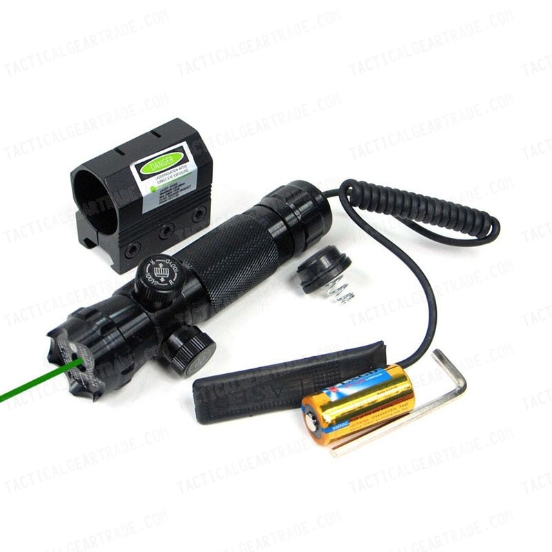 green laser pointer gun