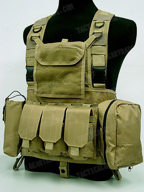 FSBE LBV Load Bearing Molle Assault Vest Coyote Brown for $26.24