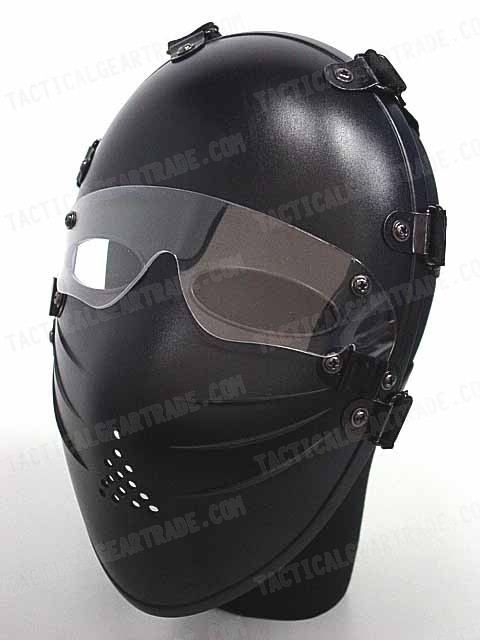 Tactical Full Face Airsoft Killer Mask w/ Goggle Black for $28.34