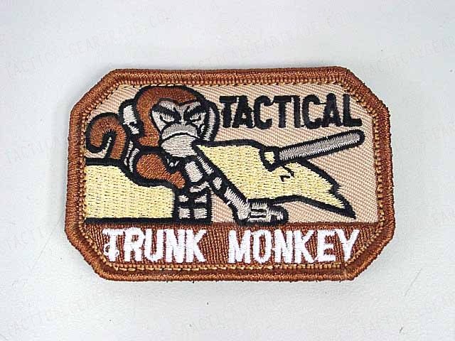 USMC Mil-Spec Tactical Trunk Monkey Velcro Patch Tan for $4.19