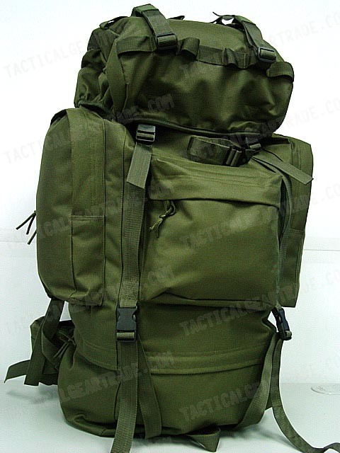 65L Combat Rucksack Camping Backpack OD for $37.79