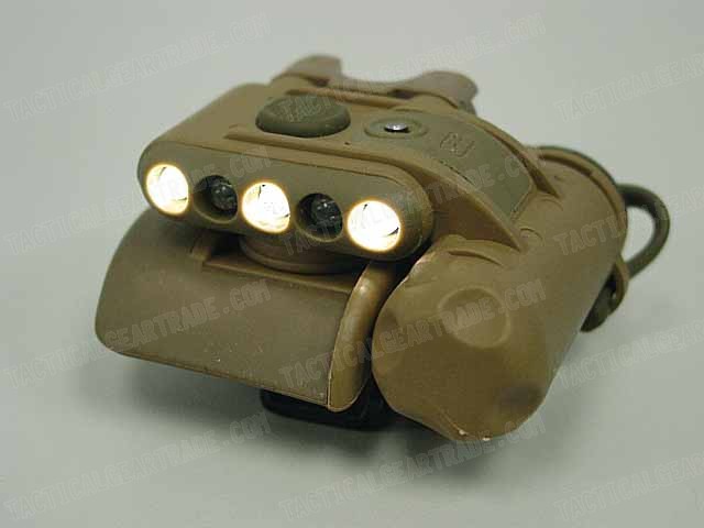 Element GEN II Helmet Light Red/White/IR LED Flashlight Tan for $26.24