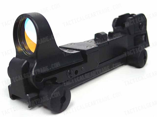 CMore Style Red Dot Sight Reflex with AR Rear Iron Sight Black for $87.14