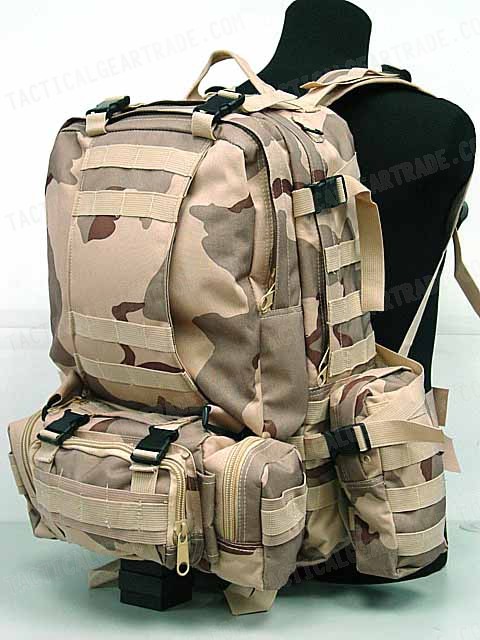 CamelPack Tactical Molle Assault Backpack Desert Camo for $34.64