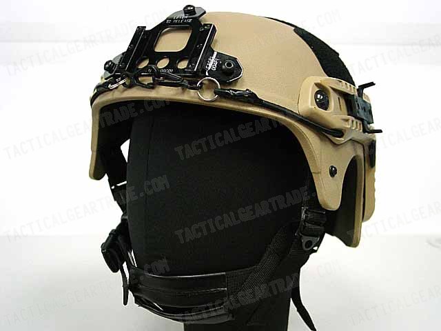 IBH Helmet with NVG Mount & Side Rail Tan for $52.99