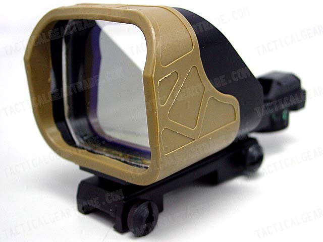 Rambo SP-6 1x66 Open Red Green Dot Sight Reflex Tan for $52.49