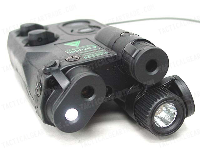 AN/PEQ-16 with Red/Green Laser & Dual LED Illuminator Black for $73.49