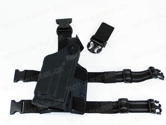 SFL 6305 Deluxe Drop Leg H&K USP w/Flashlight RH Holster BK for $47.24