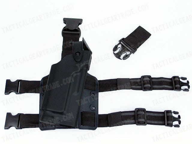 SFL 6305 Deluxe Drop Leg Beretta M92 w/Flashlight RH Holster BK for $47.24