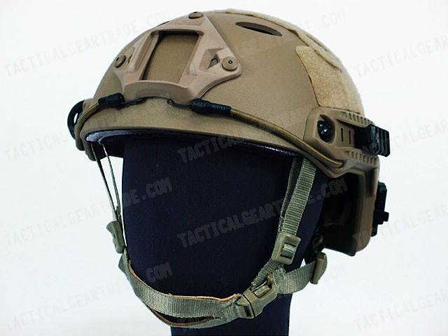 Airsoft FAST Carbon Style Helmet Brown for $124.94