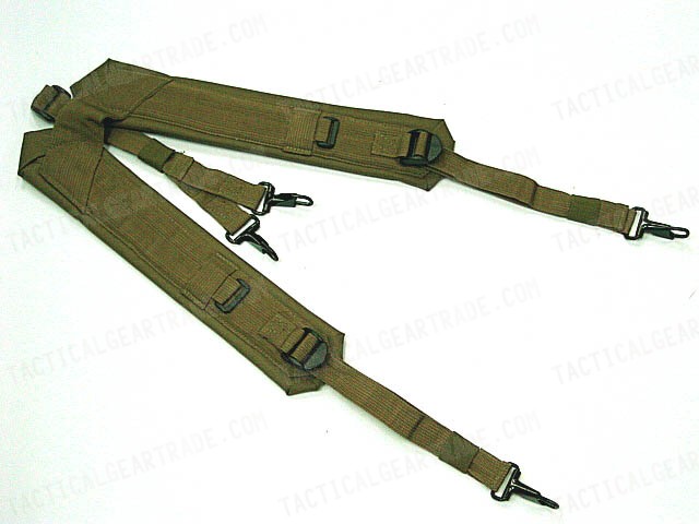 USMC USGI Load Bearing Y Harness Suspender Coyote Brown for $6.29