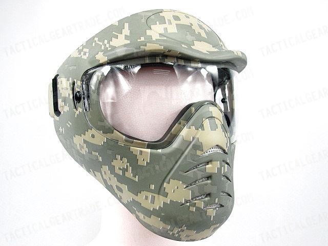 APS Heavy Duty Face Mask with Anti-Fog Lens Digital ACU Camo for $31.49