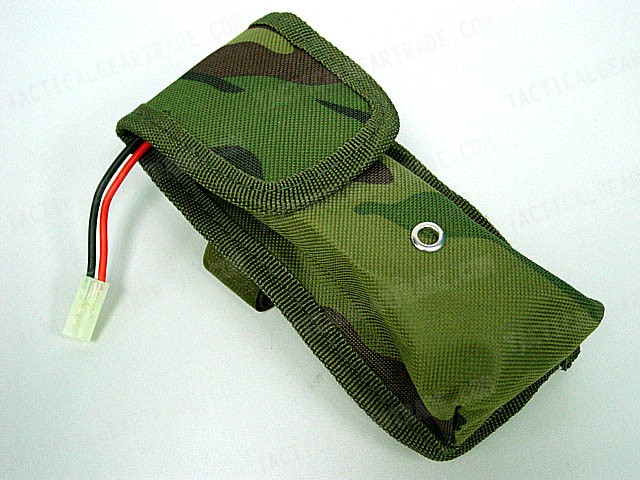 AEG External Large Battery Pouch Bag Pack Camo Woodland for $3.14