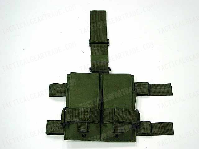 Double Magazine Drop Leg Pouch OD for $7.34