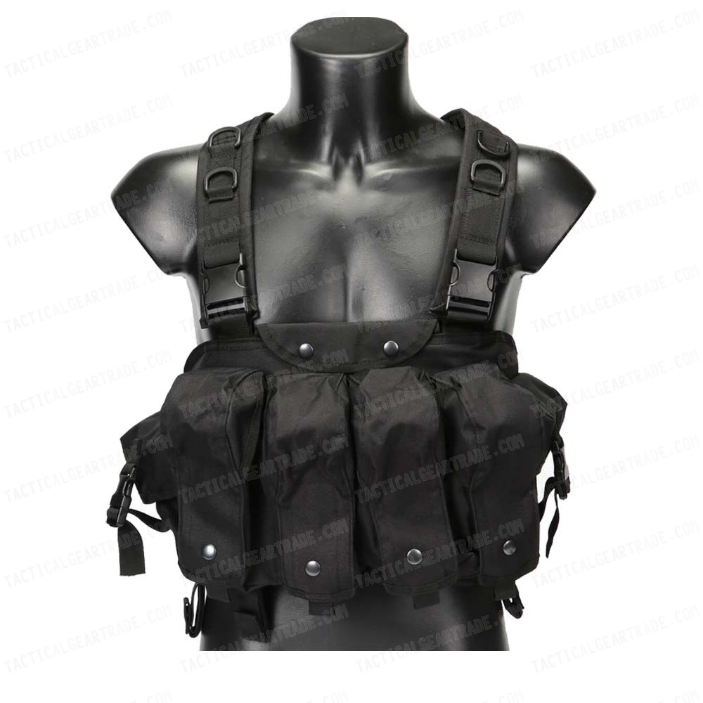 AK Magazine Chest Rig Carry Vest Black for $17.84