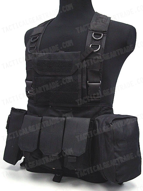 FSBE LBV Load Bearing Molle Assault Vest Black for $26.24 ...