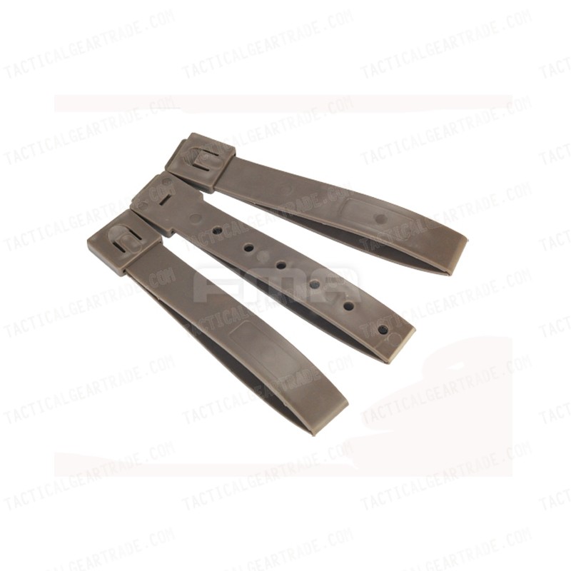 Big Dragon Molle Long Malice Clip 4pcs Set Tan for $7.34