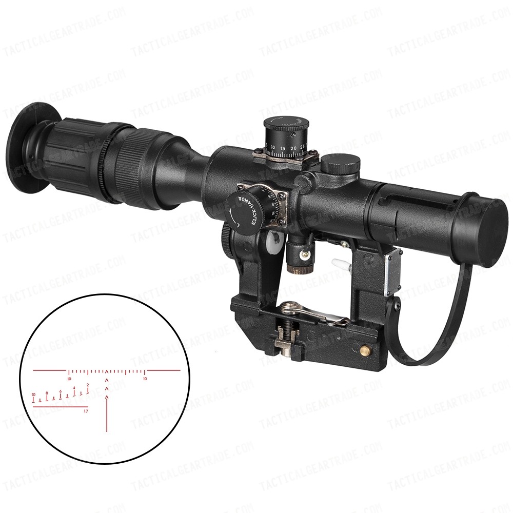 4x26 SVD Red Illuminated Rifle Sniper Scope for $97.64